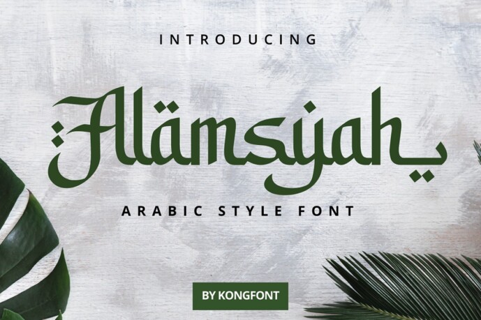 Alamsyah Arabic Font - Free Font