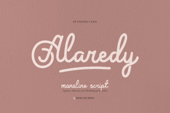 Alaredy Font - Free Font