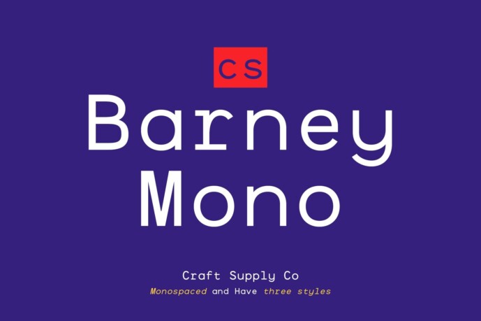 Barney Mono Font - Free Font