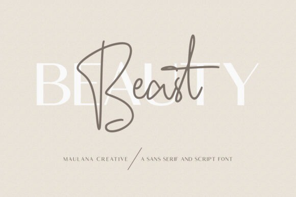 Beauty Beast Font Duo - Free Font