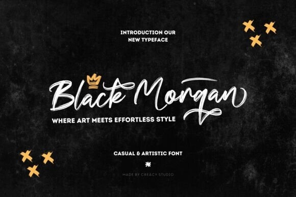 Black Morgan Font - Free Font