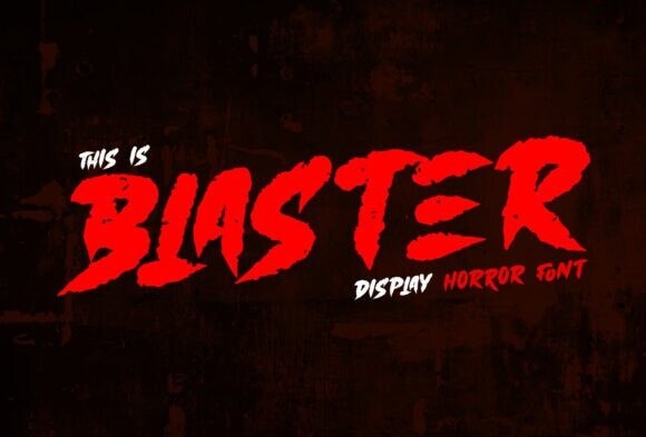 Blaster Display Font - Free Font