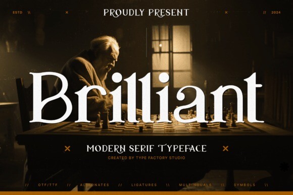 Brilliant Typeface - Free Font
