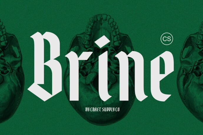Brine Font - Free Font