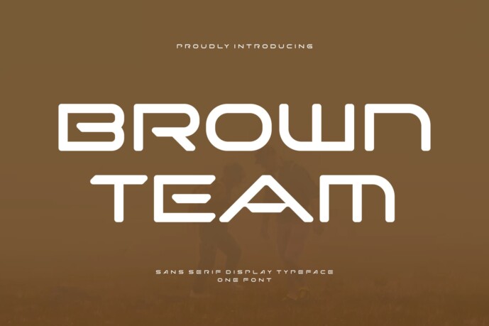 Brown Team Font - Free Font