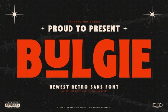 Bulgie Font - Free Font