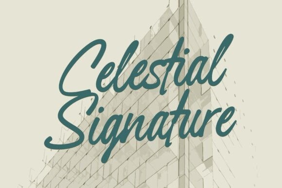 Celestial Signature Font - Free Font
