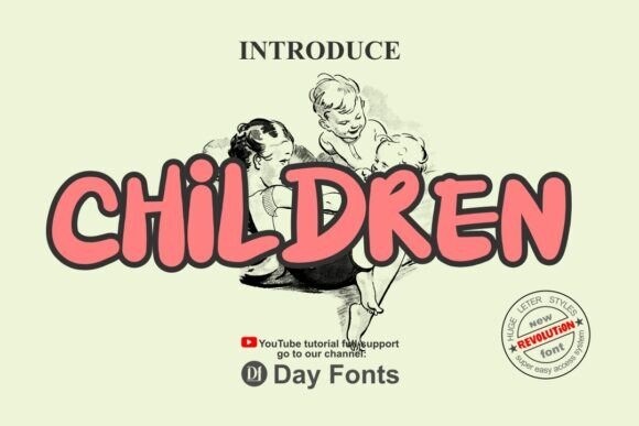 Children Display Font - Free Font