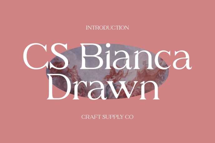 CS Bianca Drawn Font - Free Font