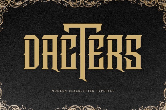 Dacters Font - Free Font