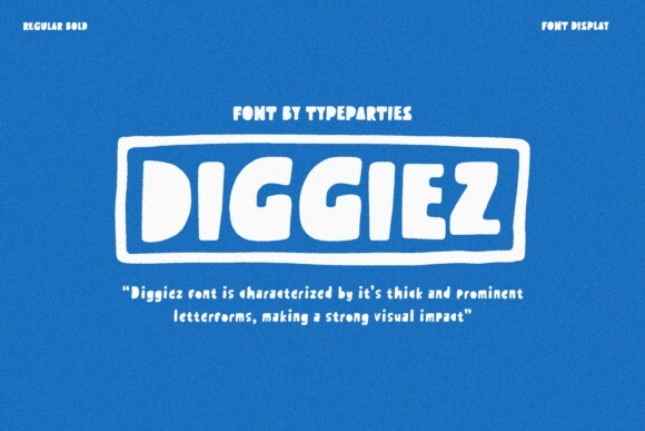 Diggiez Font - Free Font