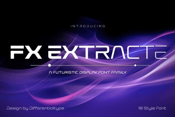 Fx Extracte Font Family - Free Font
