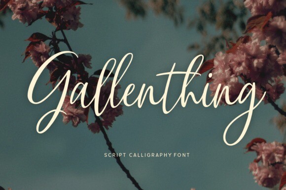 Gallenthing Font - Free Font