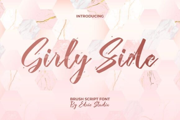 Girly Side Font - Free Font