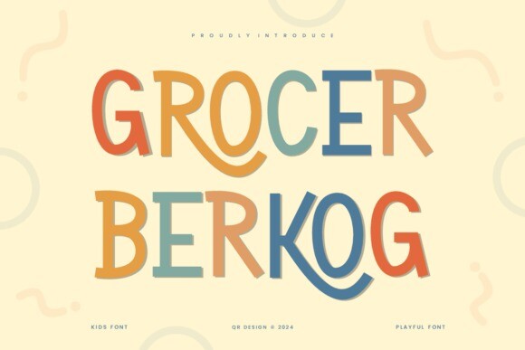 Grocer Berkog Font - Free Font