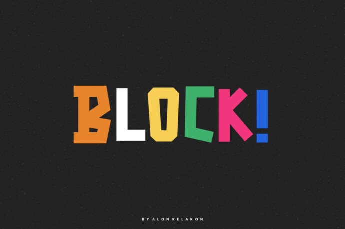 Grunge Block Font - Free Font