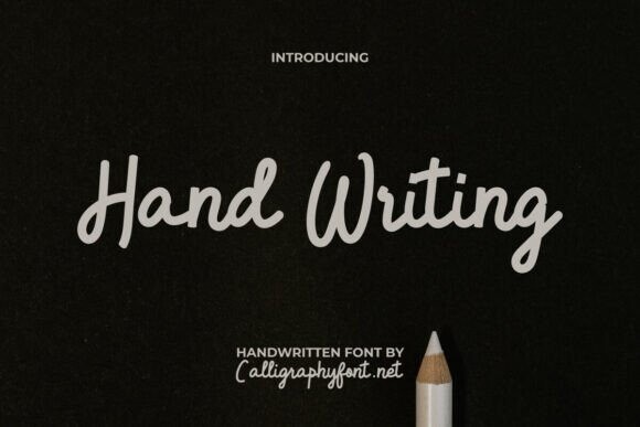 Hand Writing Font - Free Font