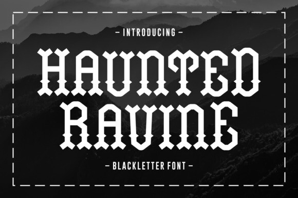 Haunted Ravine Font - Free Font