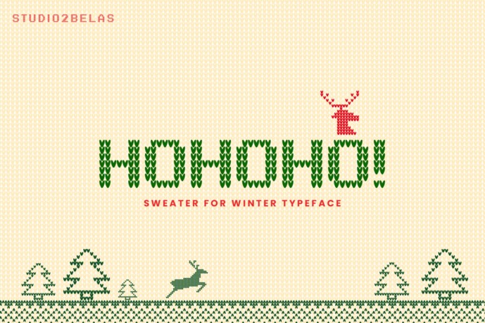 Hohoho Sweater Font - Free Font