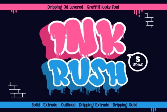 Ink Rush Font - Free Font
