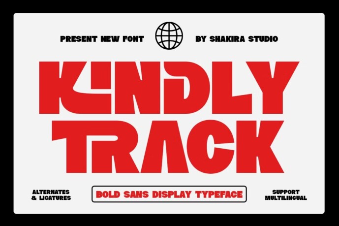 Kindly Track Font - Free Font