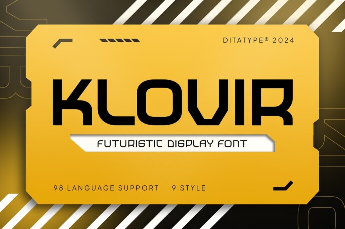 Klovir Font Family - Free Font