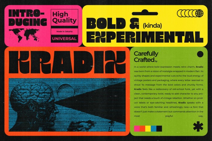 Kradix Font - Free Font