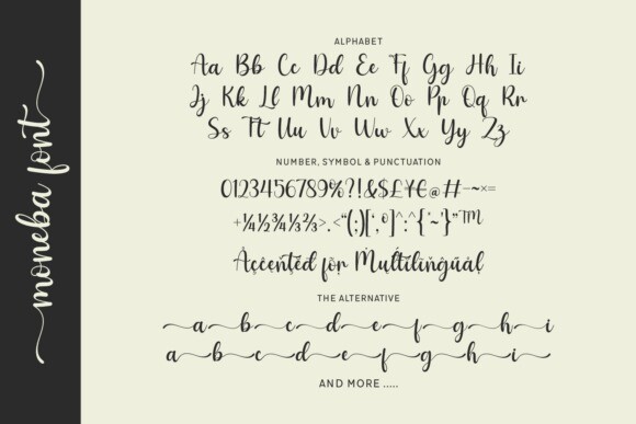 Moneba Font - Free Font