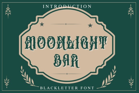 Moonlight Bar Font - Free Font