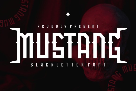 Mustang Blackletter Font - Free Font