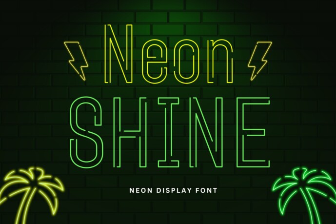 Neon Shine Font - Free Font