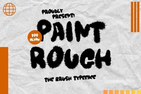 Paint Rough Font - Free Font
