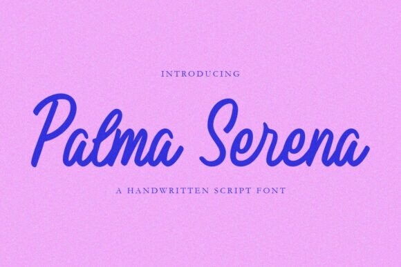 Palma Serena Font - Free Font