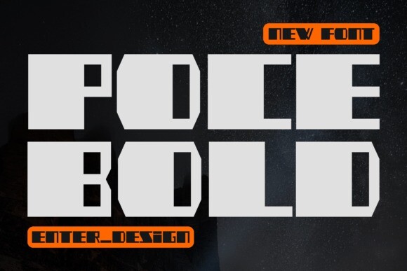 Poce Bold Font - Free Font