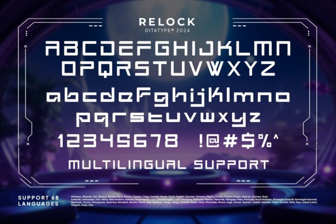 Relock Font - Free Font