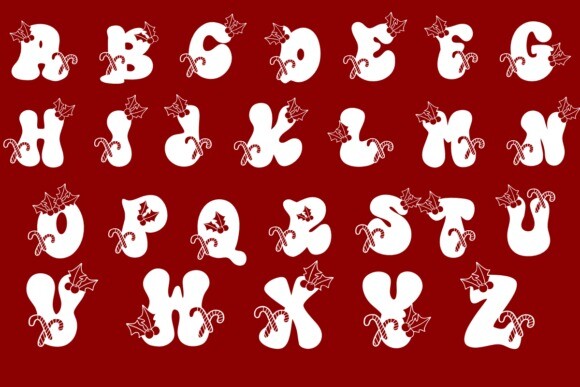 Retro Xmas Font - Free Font