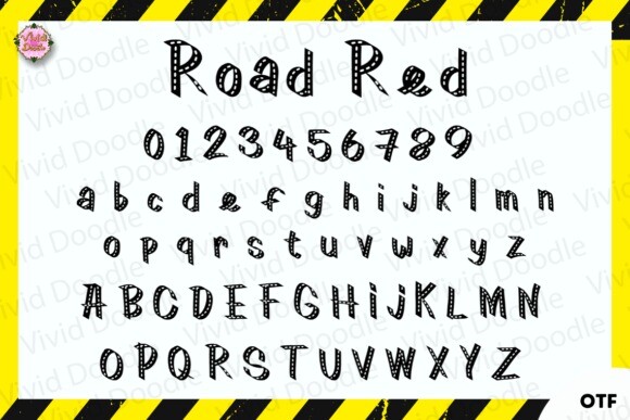 Road Red Font - Free Font