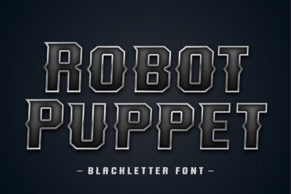 Robot Puppet Font - Free Font
