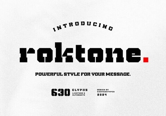 Roktone Font - Free Font