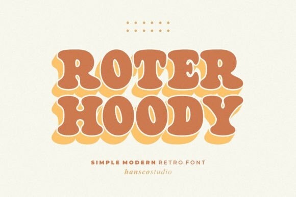 Roter Hoody Font - Free Font