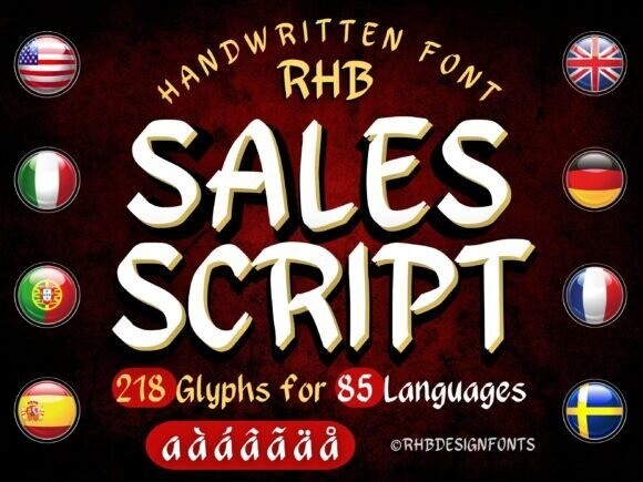 Sales Script Font - Free Font