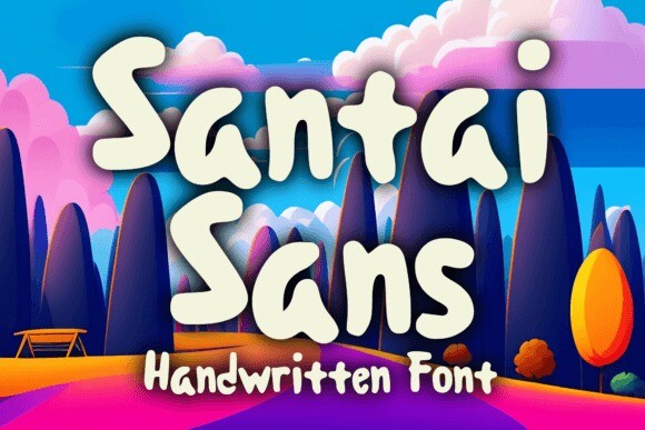 Santai Sans Font - Free Font