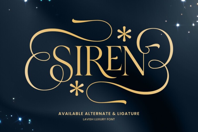 Siren Font - Free Font