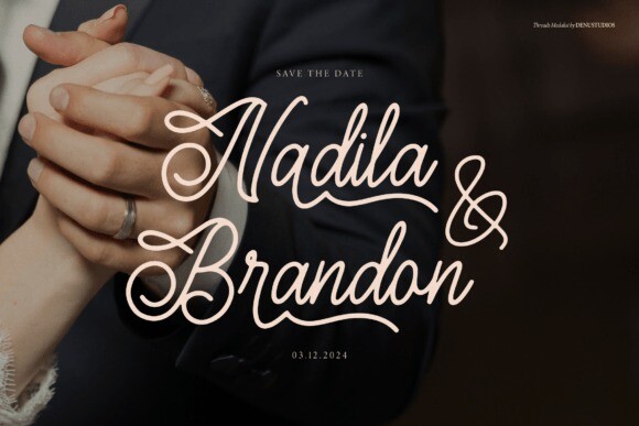 Threads Medalist Font - Free Font