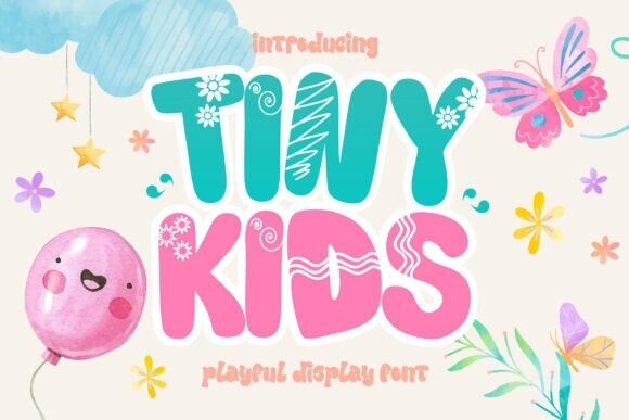 Tiny Kids Font - Free Font