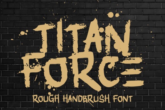 Titanforce Font - Free Font