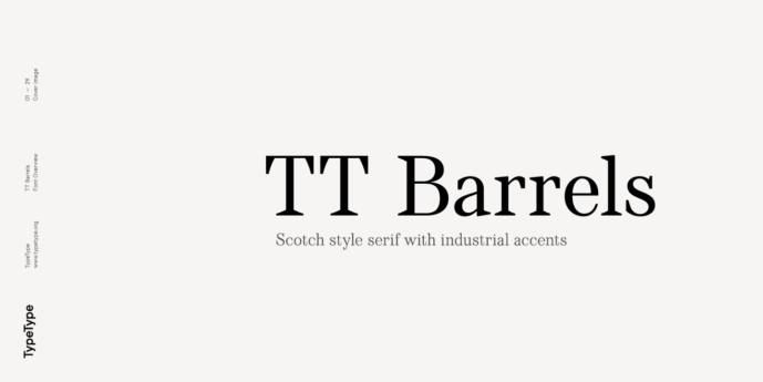 TT Barrels Font Family - Free Font