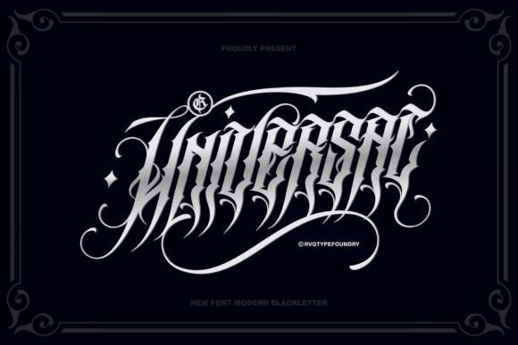 Universal Blackletter Font - Free Font