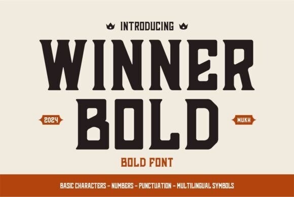 Winner Bold Font - Free Font