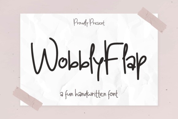Wobbly Flap Font - Free Font